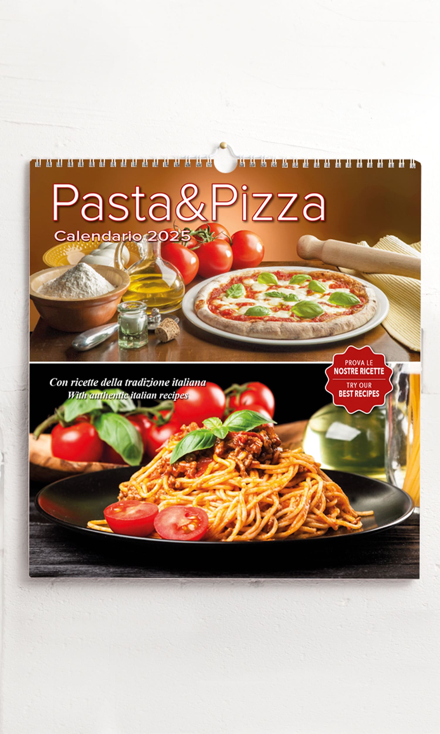 Calendario grande Pasta&Pizza 9791280018137 - Gruppo Lozzi Editori
